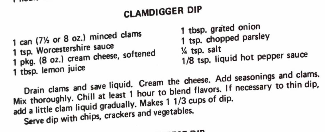 Clamdigger Dip - Kau Kau Chronicles